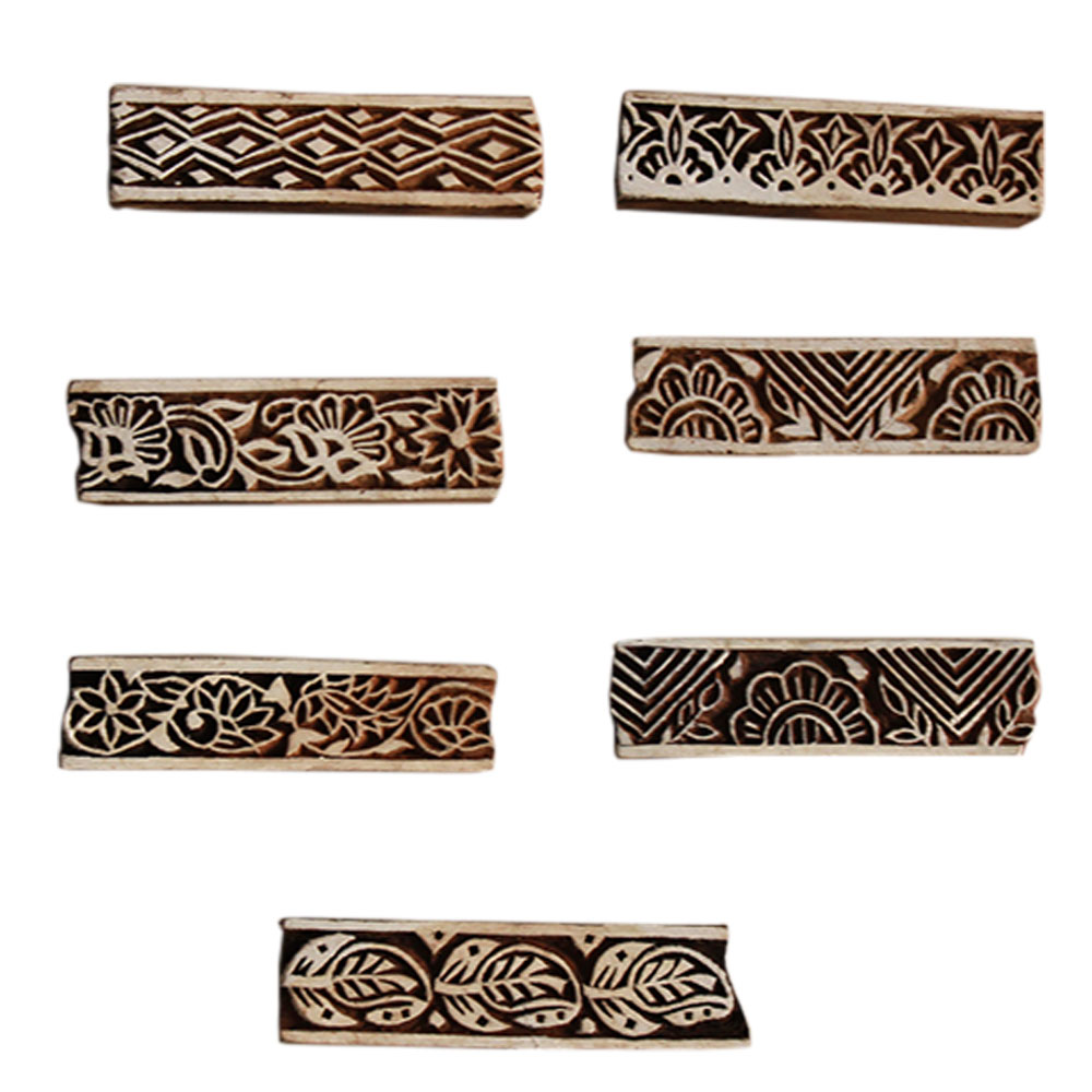 Set of 7 piece New Wooden Printing Block