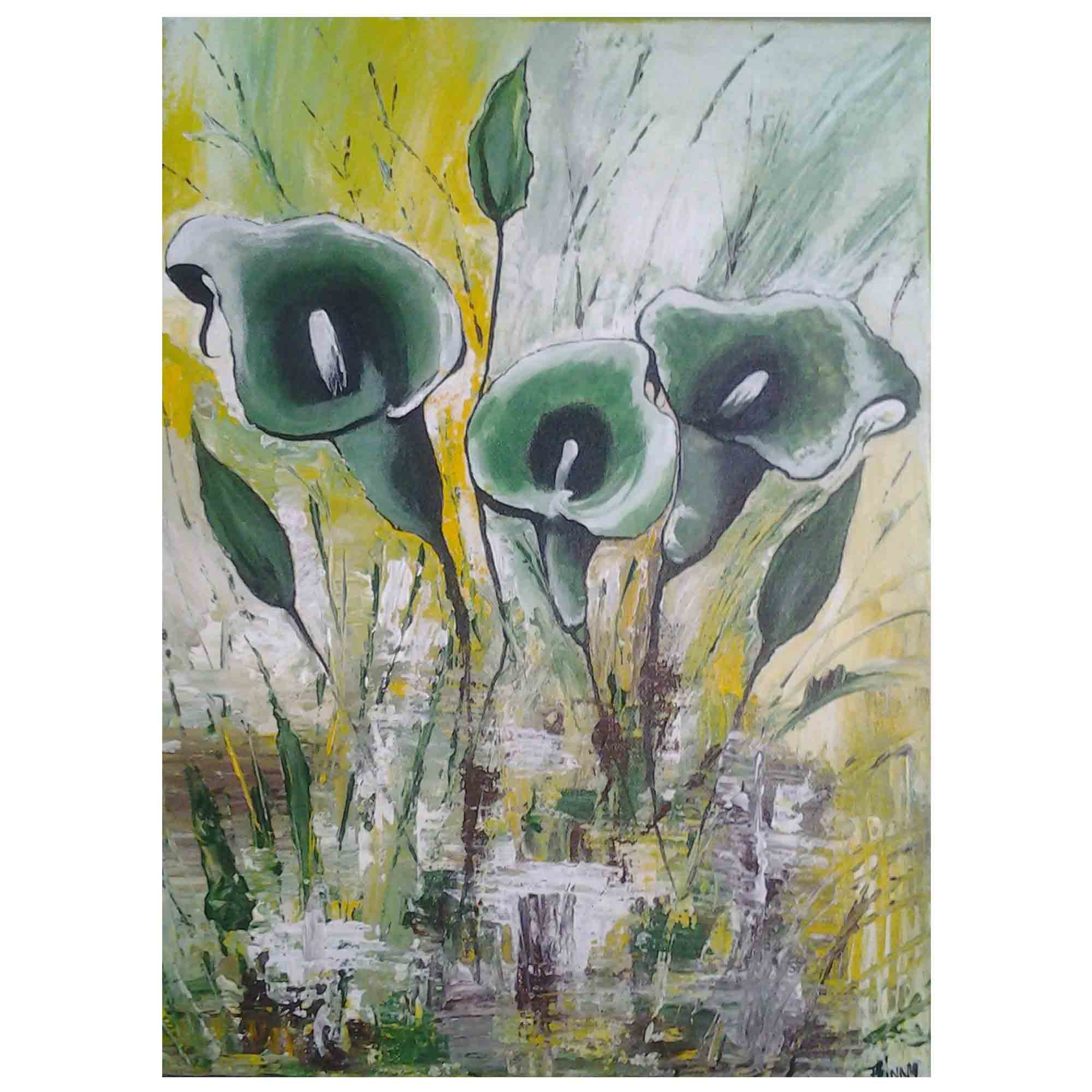 Lily Abstract Painting