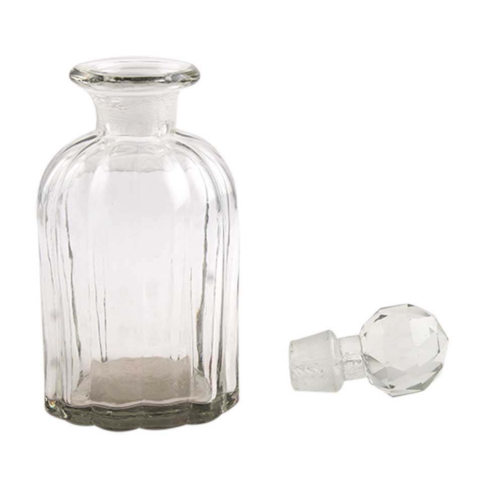 Oval Shape Decorative Glass Bottle Online