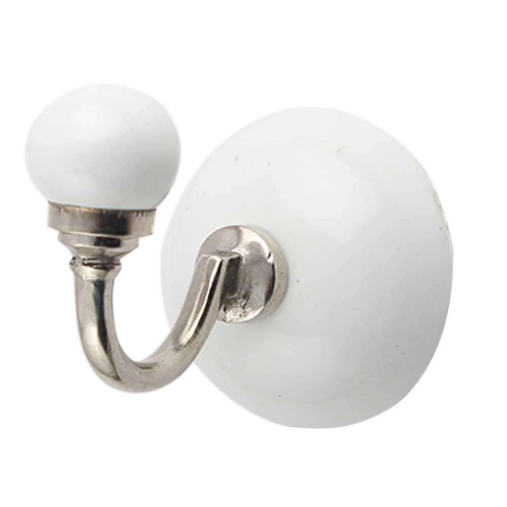 Solid White Wall Hooks