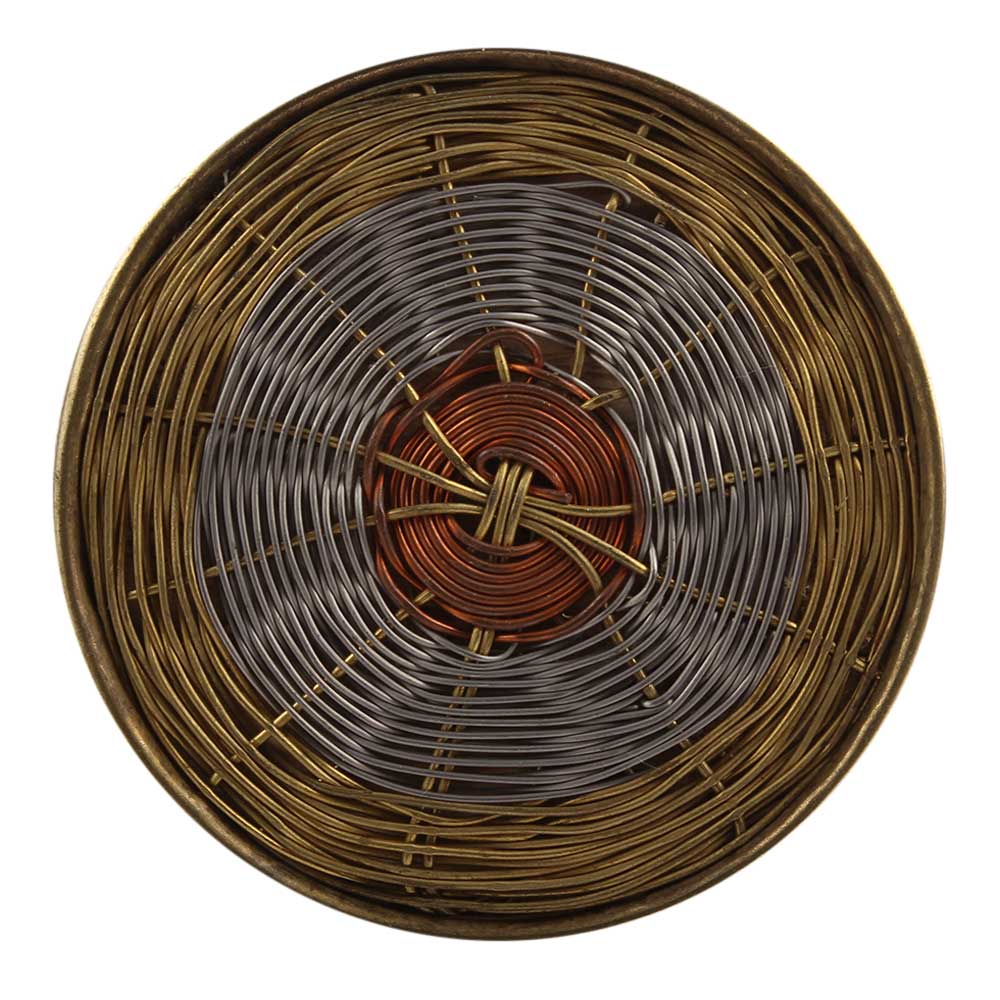 Golden Round Wire Cabinet Knobs