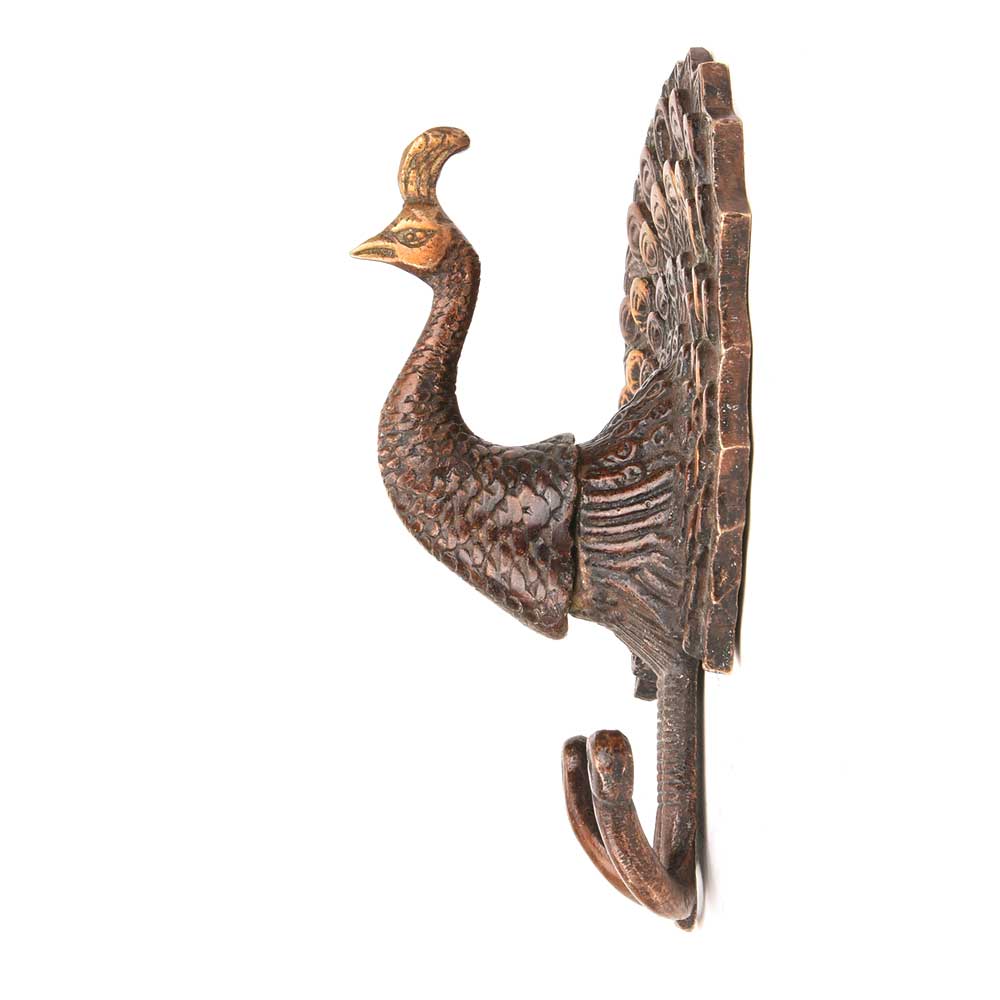 Peacock Decorative Wall Hooks Metal Wall Hooks