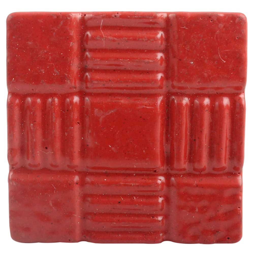 Red Square Metal Knobs