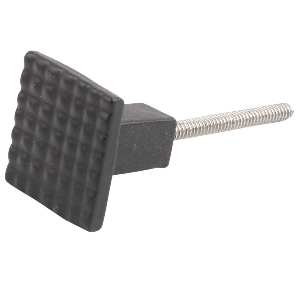 Black Popular Square Metal Knobs