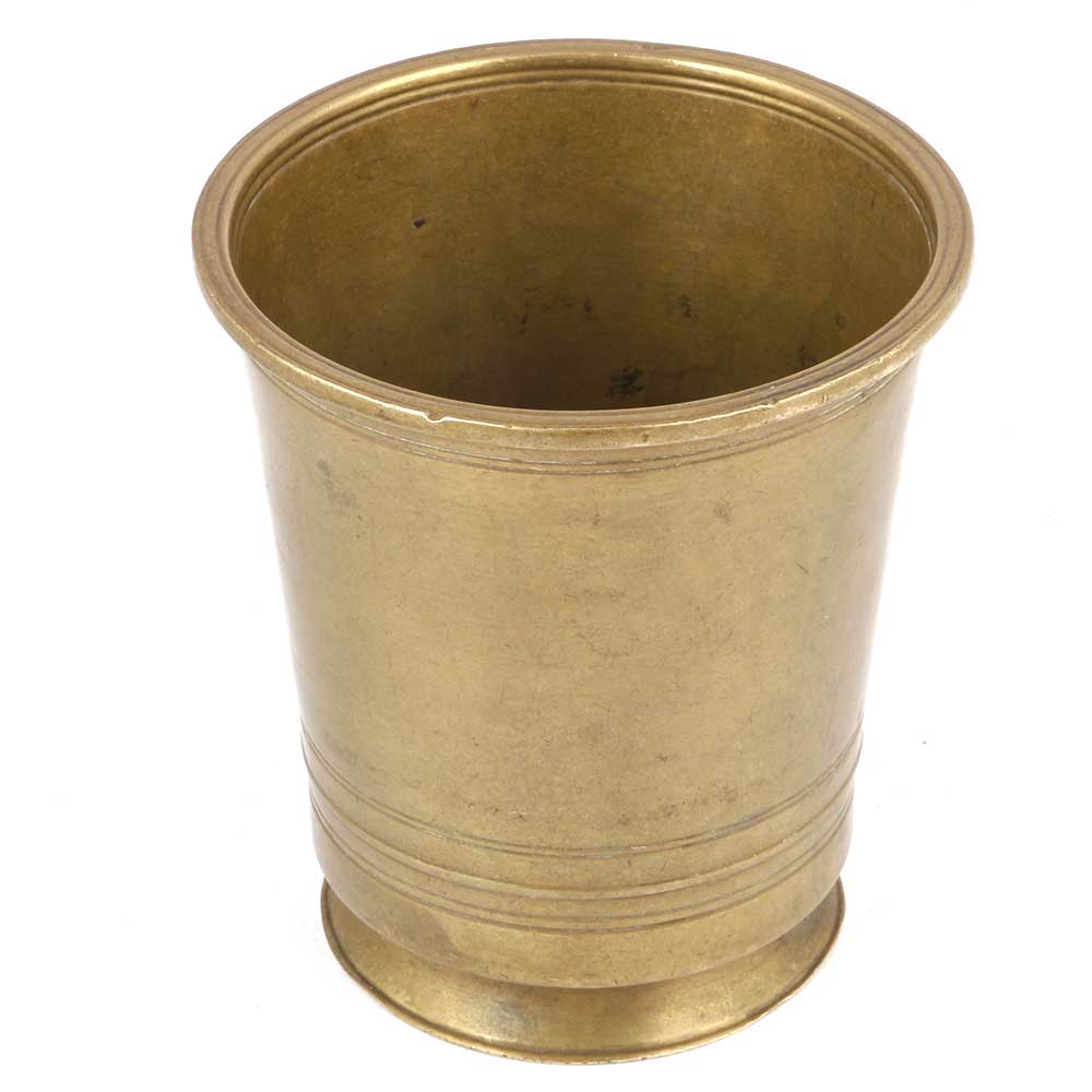 Brass Broad Vintage Glass