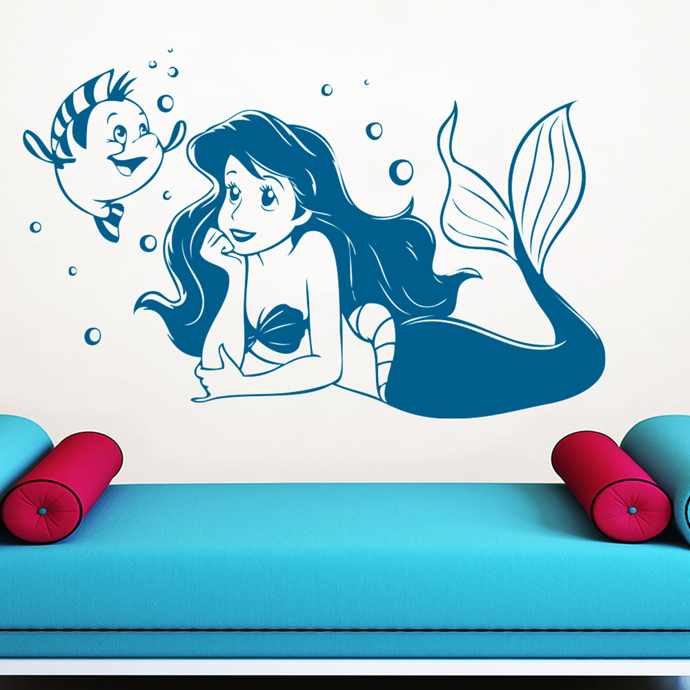 Little Mermaid Kids Wall Sticker