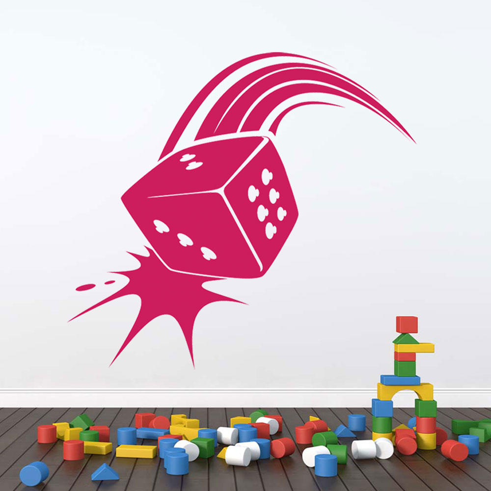 The Rolling Dice Wall Sticker