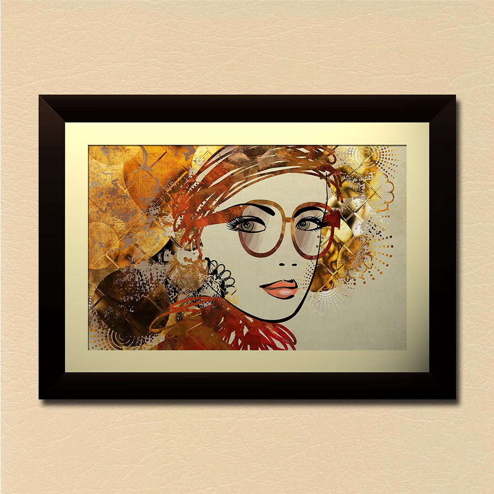 The Stylish Diva Wall Painting