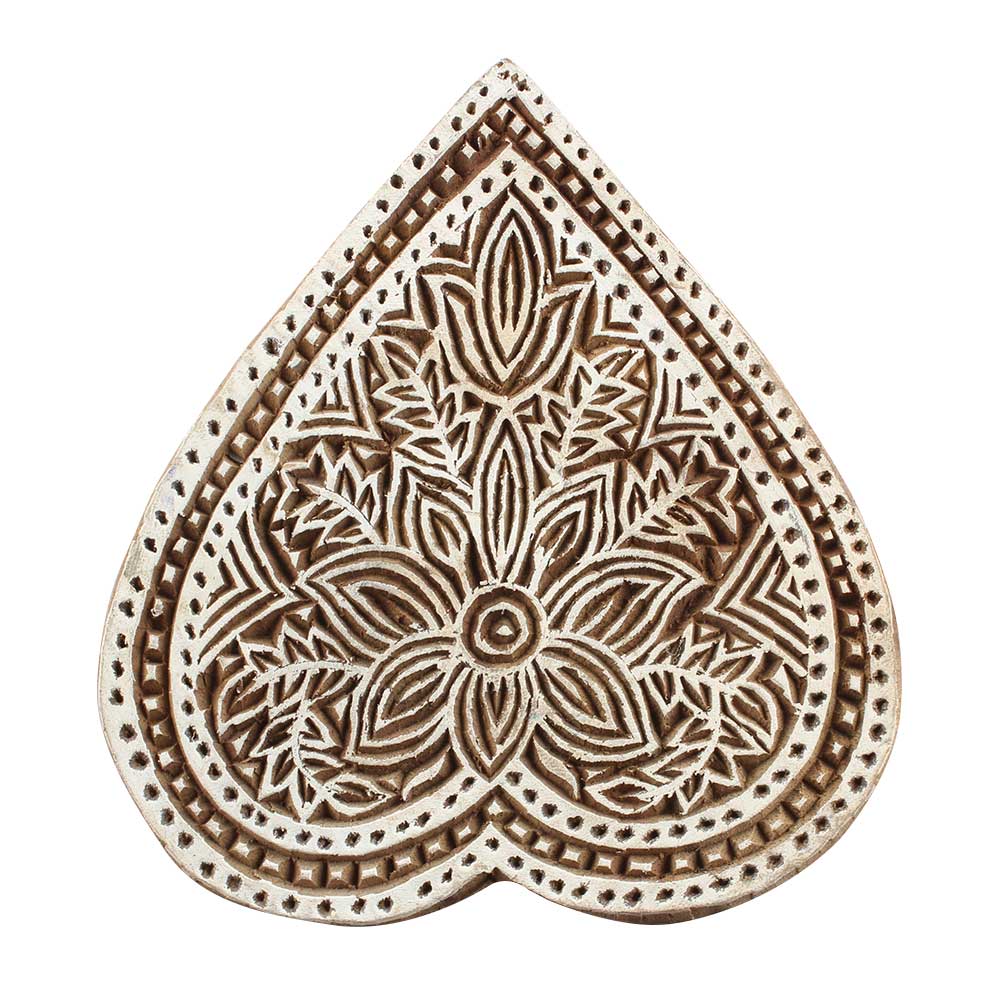 Set of 1 Piece New Wooden Printing Block