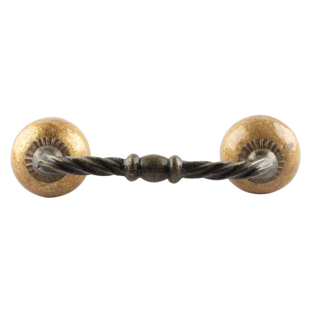 Golden Solid Cearmic Cut Bridge Handles