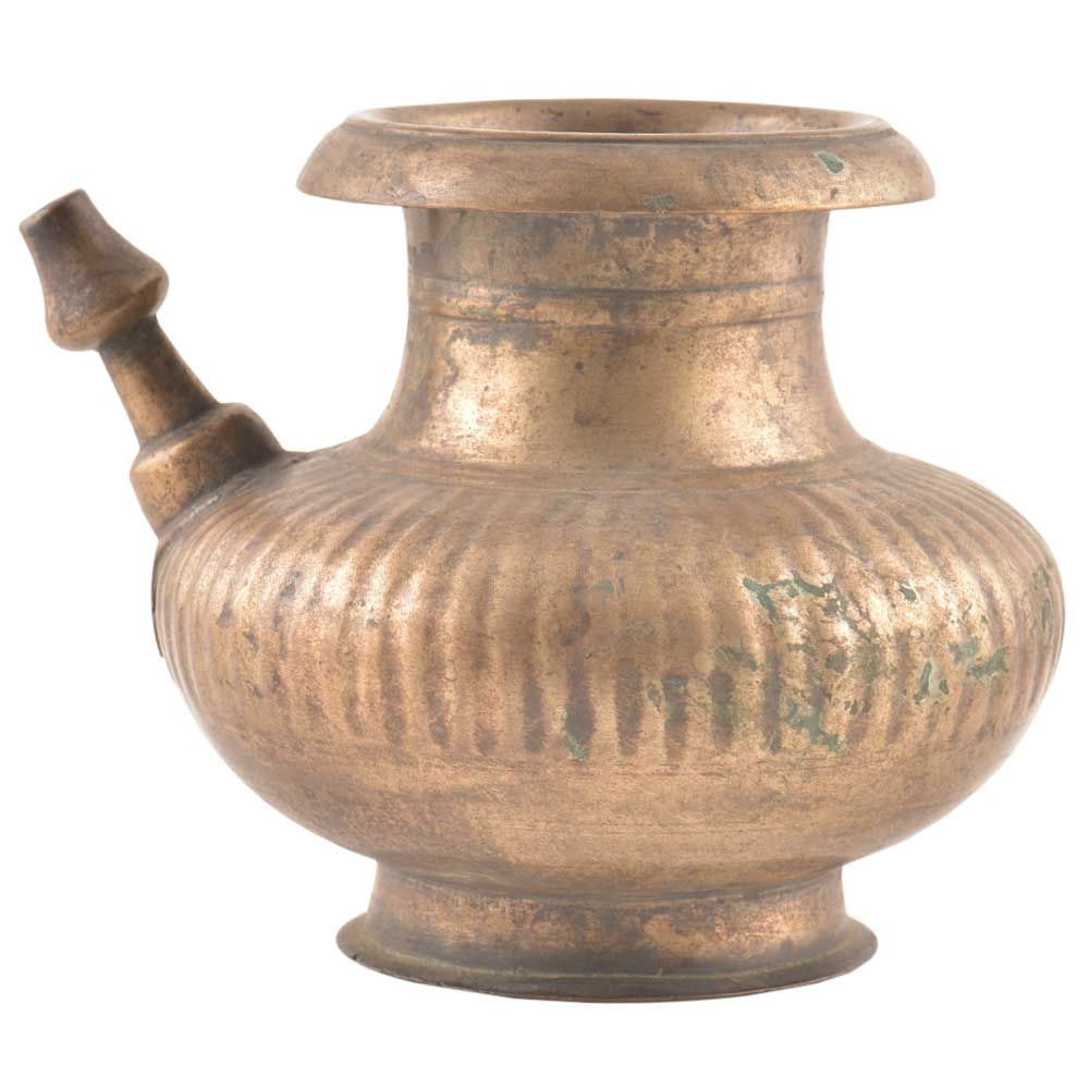 Brass Spouted Holy Water pot