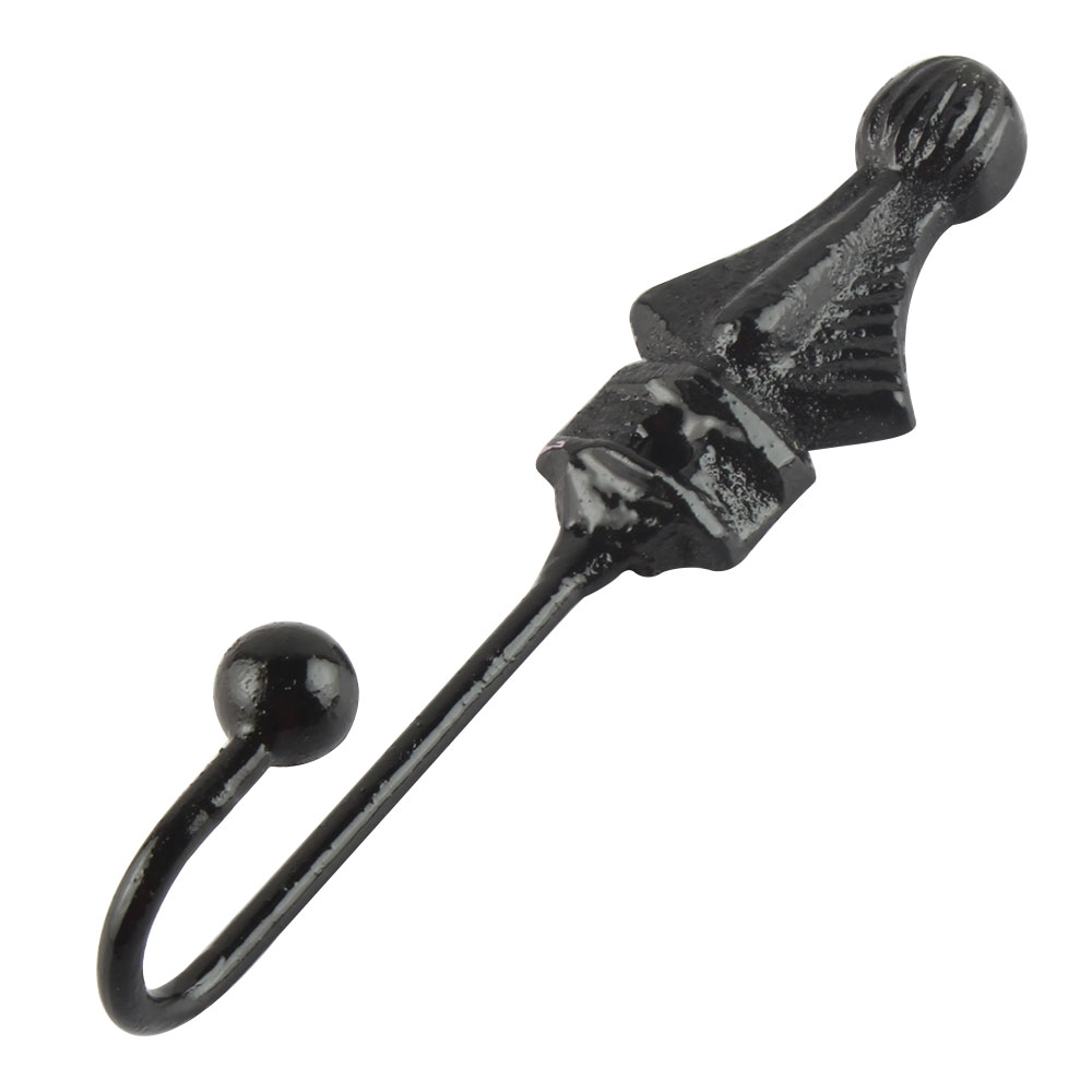Decorative Black Iron Wall Hooks