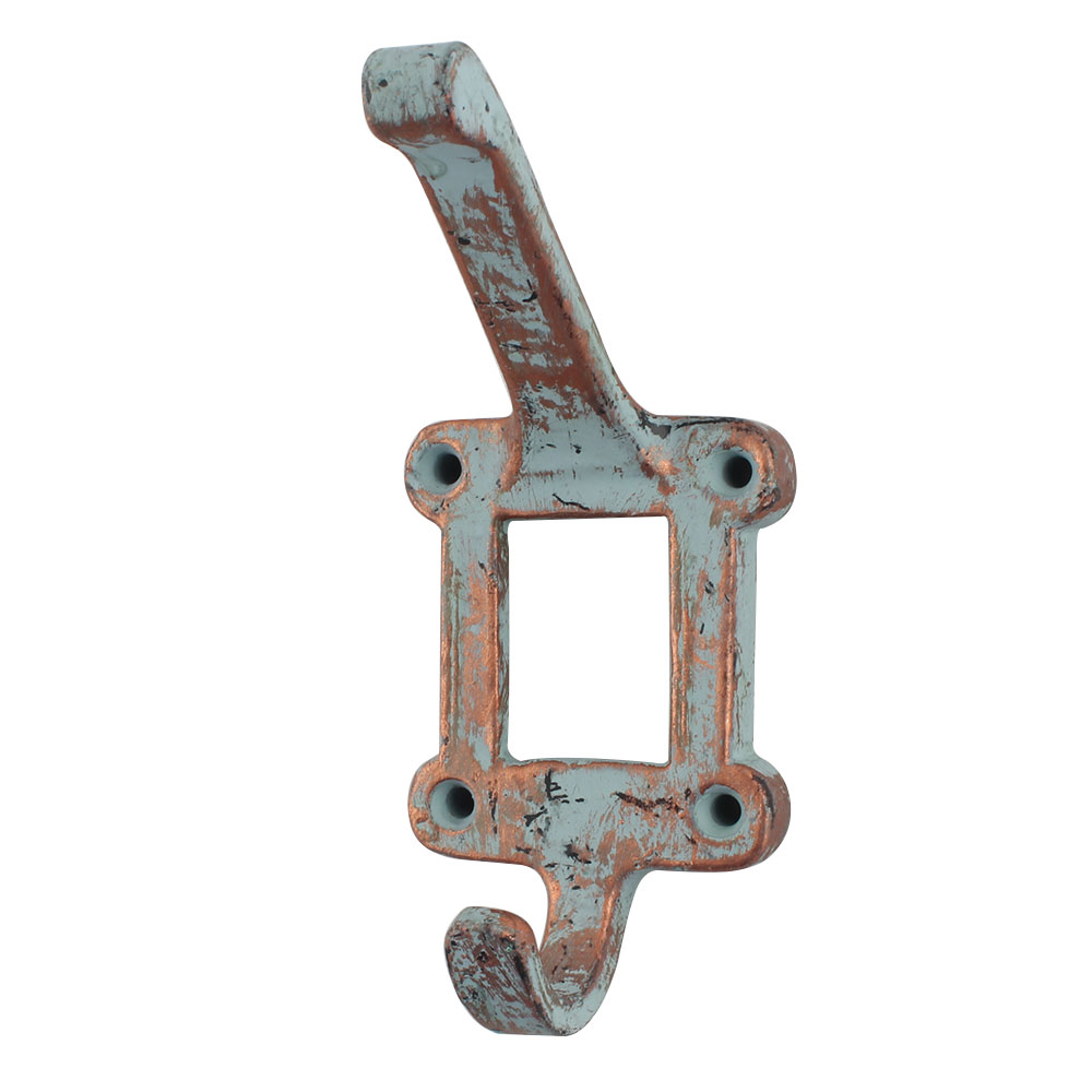 Antique Label frame Iron Hooks