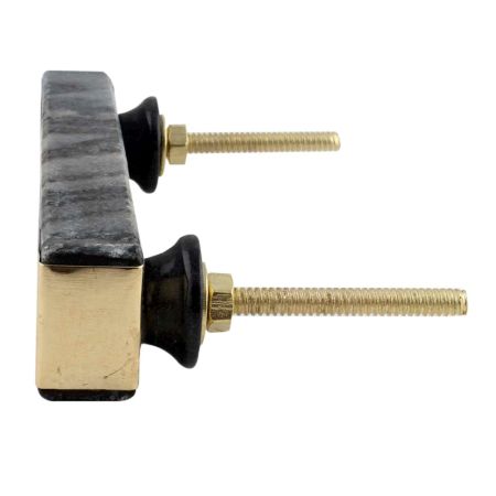 Grey Stone Cabinet Handles