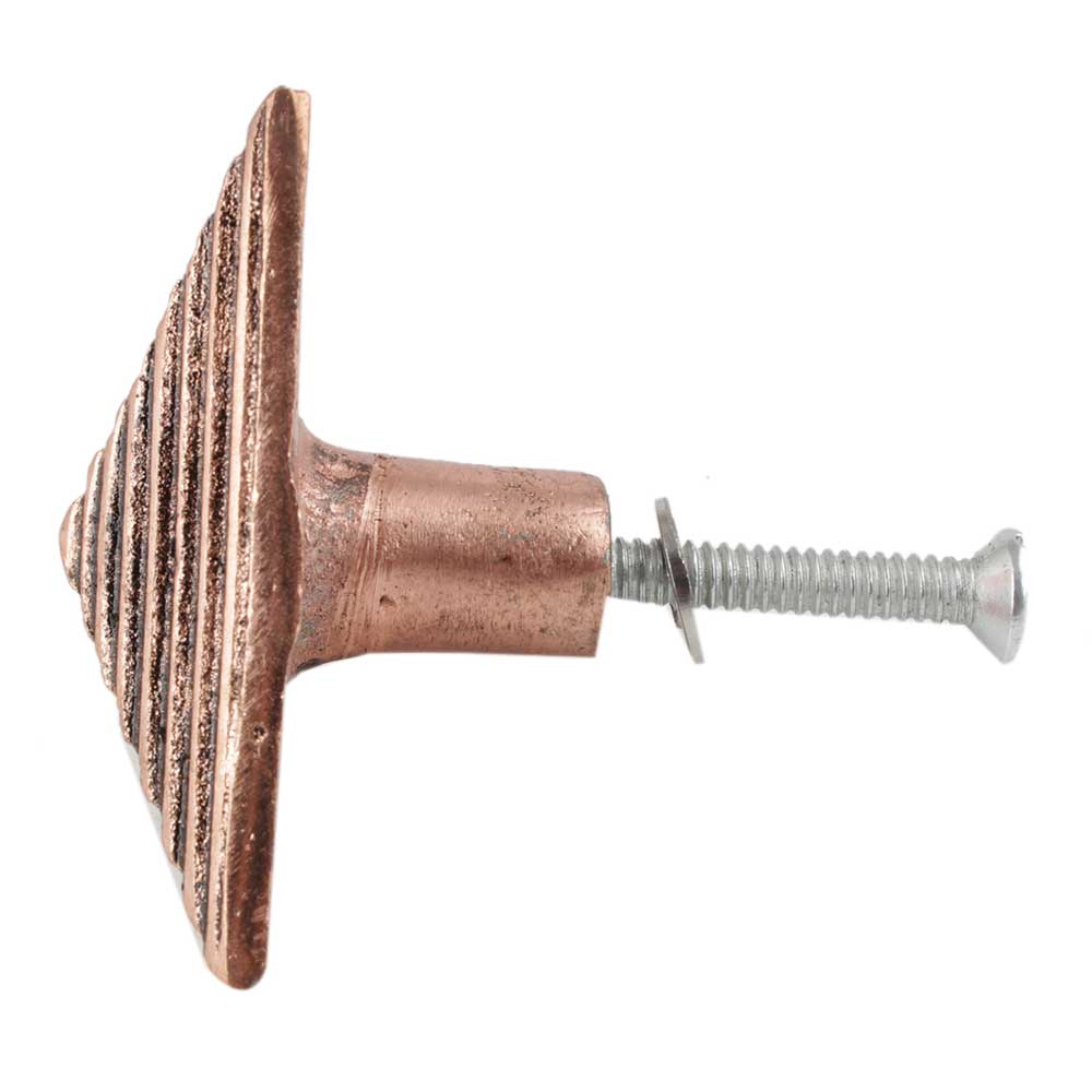 Triangular Pyramid Antique Copper Aluminium Cabinet Knob