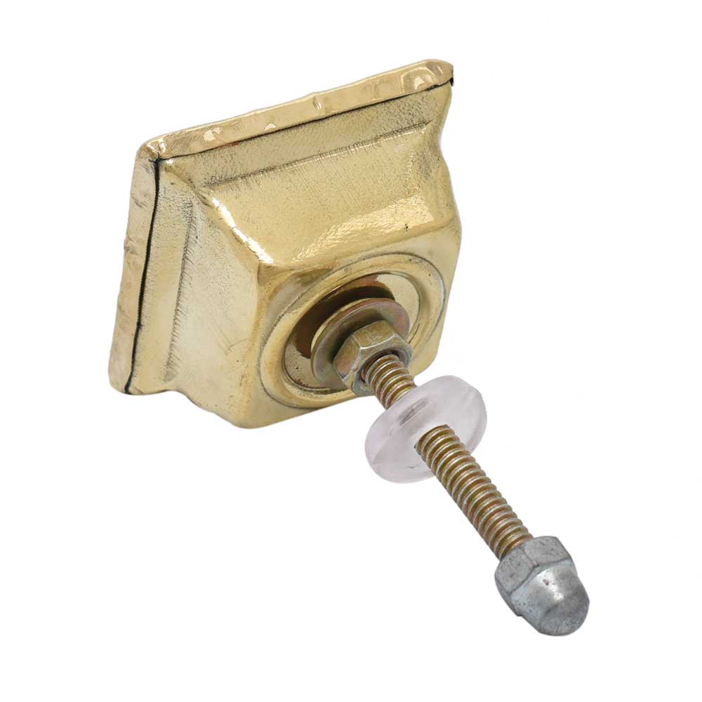 Square Brass Knobs at Jimmy Milam blog