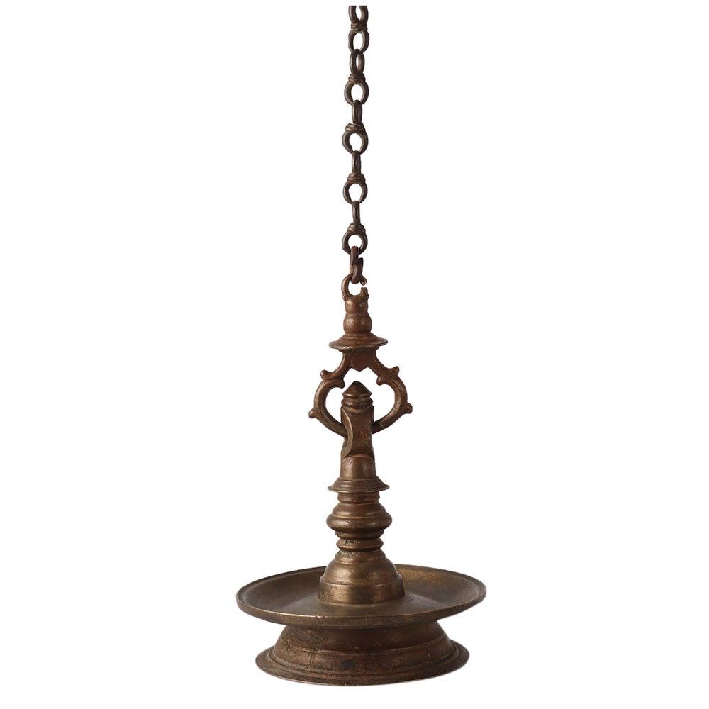 Brass Thoku Villaku Hanging Diya Oil lamp