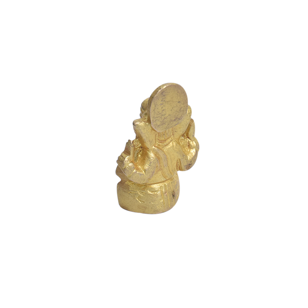 Hindu God Ganesha Mini Brass Statue