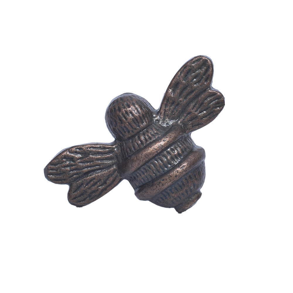 Antique Iron Bee Cabinet Knobs