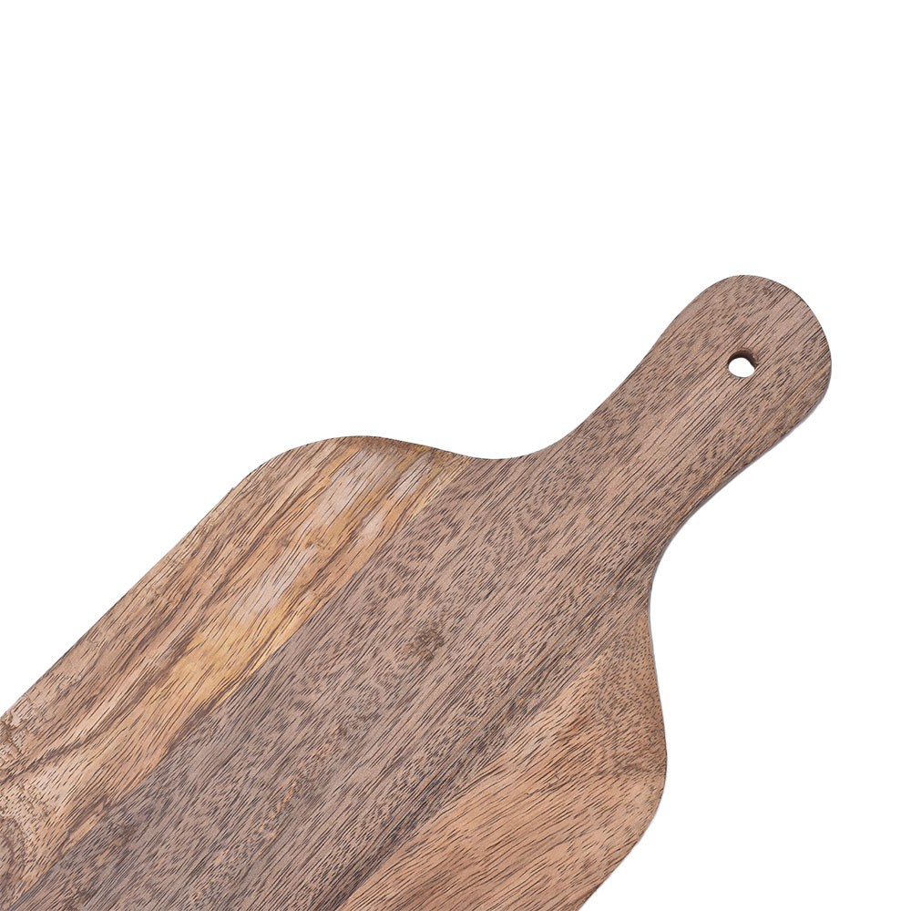 Wooden Chopping Board with Text and Handle