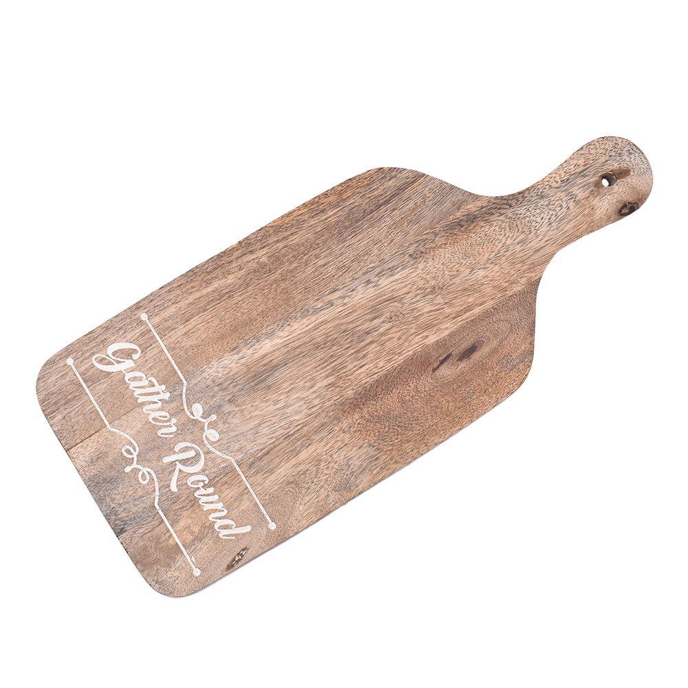 Rectangular Wooden Chopping Board with a Handle For Kitchen