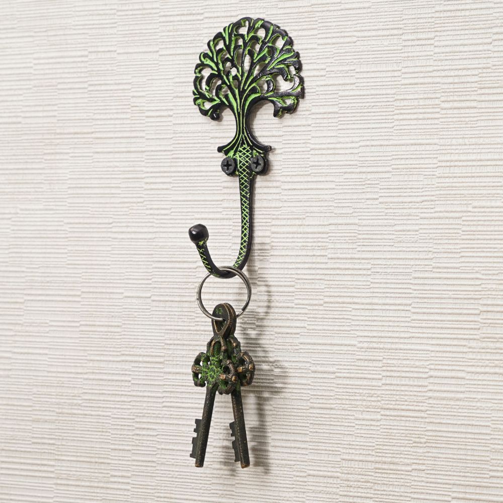Antique Green Brass Tree Hooks for Hanging