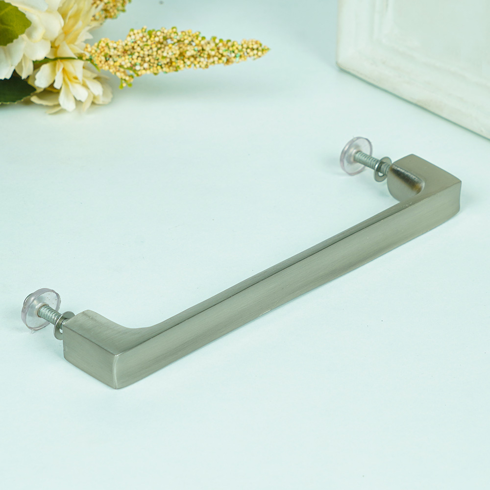 Silver Brass Bar Cabinet Door Pull Handle