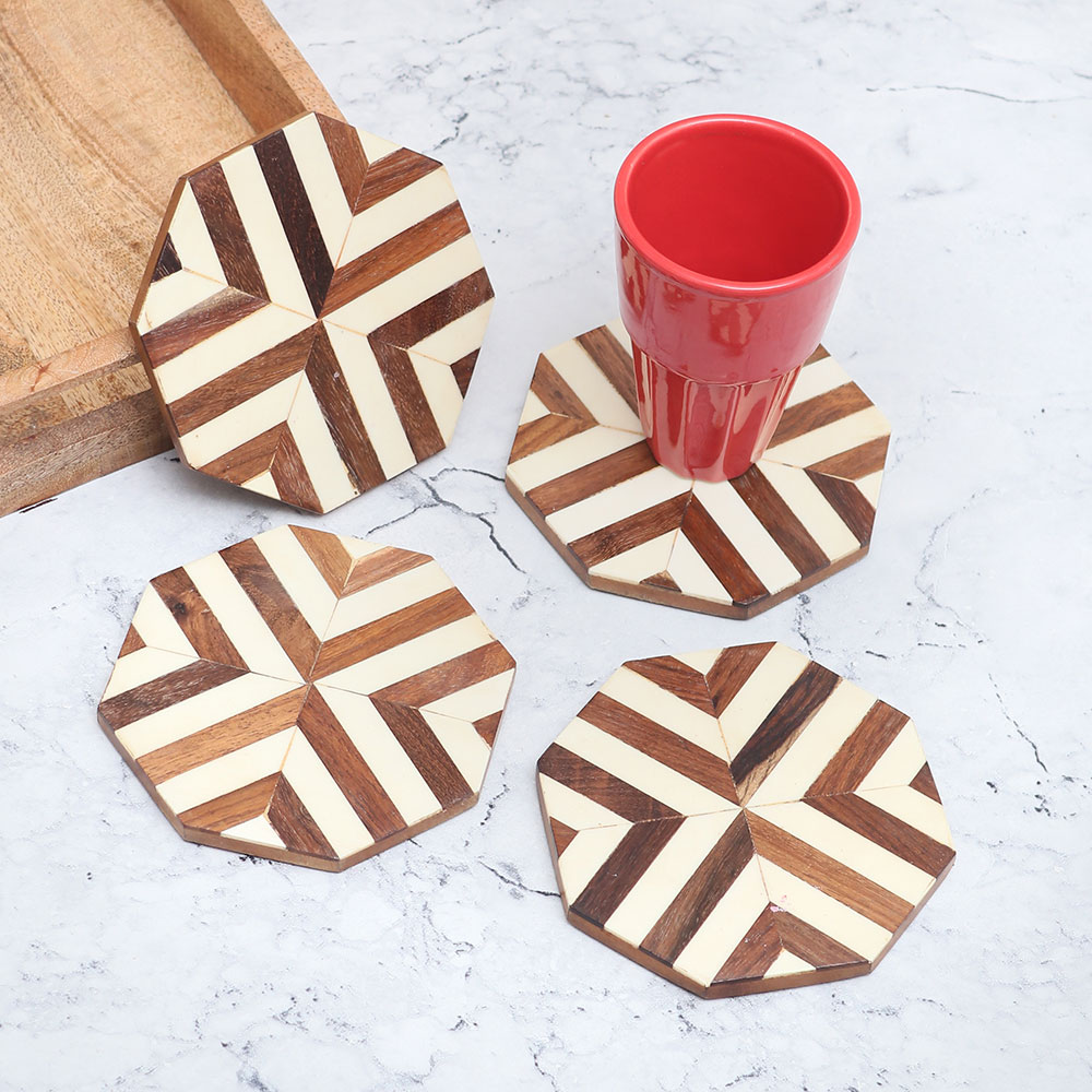 Purchase Handmade Wooden Coasters | Get Up To 15% Discount