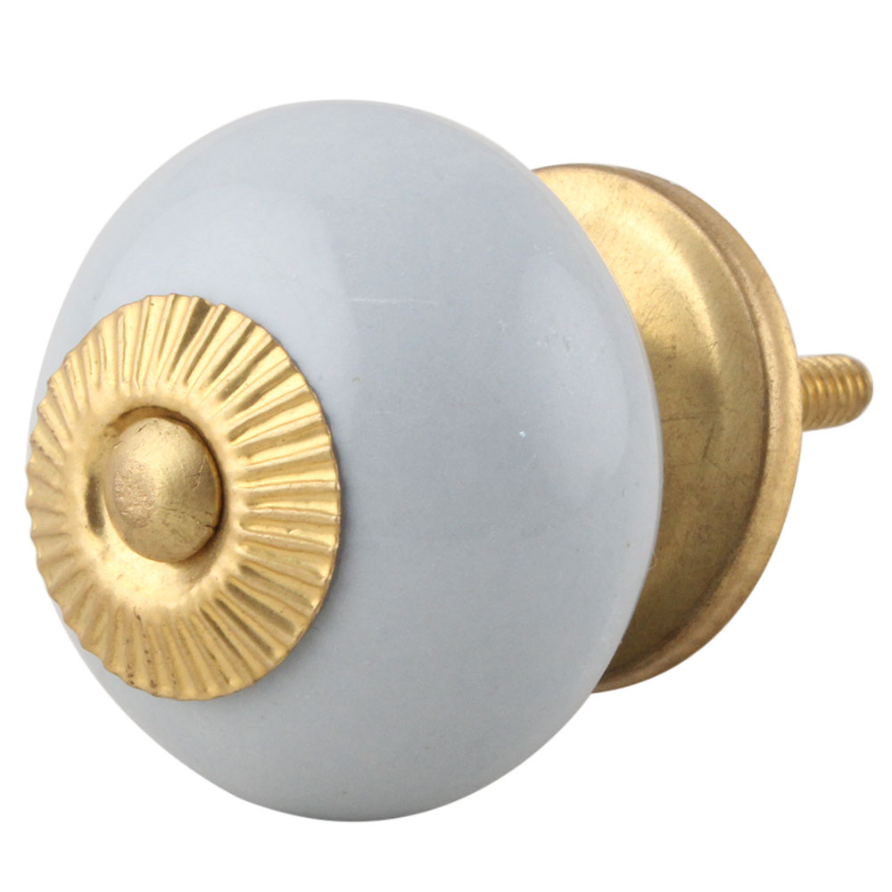 Light Grey Solid Knob