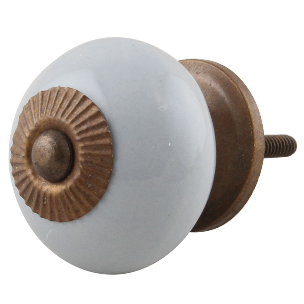 Light Grey Solid Knob